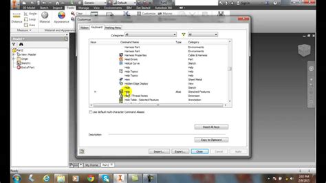 Inventor 01 16 Customizing Hotkeys Youtube