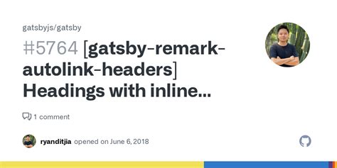 Gatsby Remark Autolink Headers Headings With Inline Codes Create