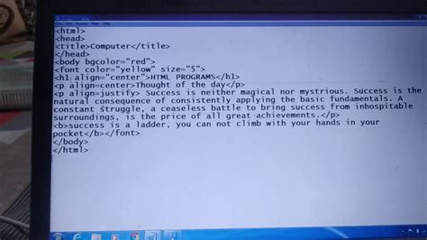 Class8computerpractical Of Ch 3html Youtube