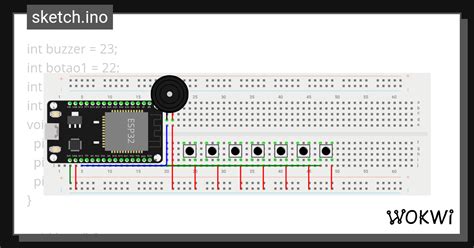 08pianomusical Wokwi Esp32 Stm32 Arduino Simulator