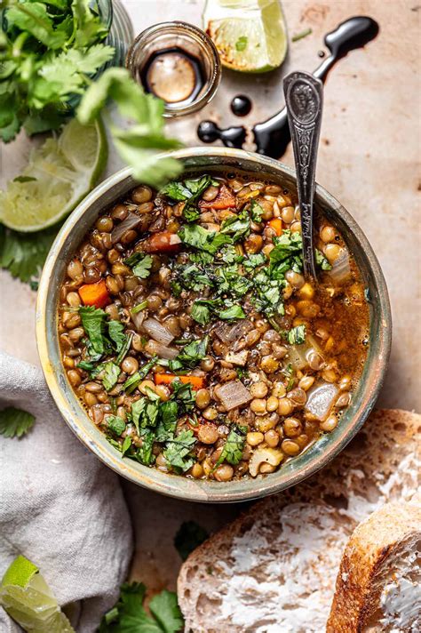 Vegan Lentil Stew {hearty And High Protein}