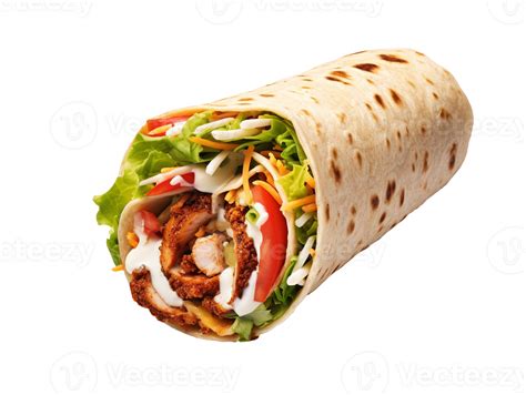 Ai Generated Fastfood Wrap Object Png File 38559261 Png