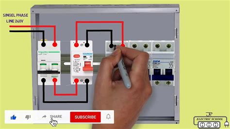 Distribution Board Schematic Diagram