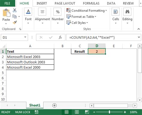 Counting Number Of Cells In A Excel Substring
