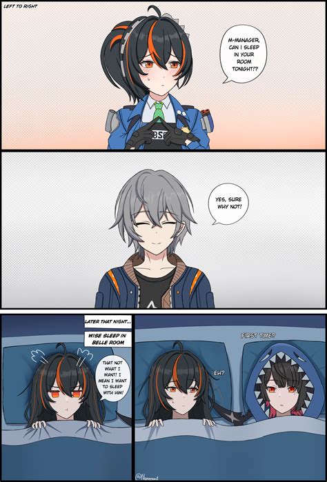 Ellen Joe Zhu Yuan And Wise Zenless Zone Zero Drawn By Na Naneesan Danbooru