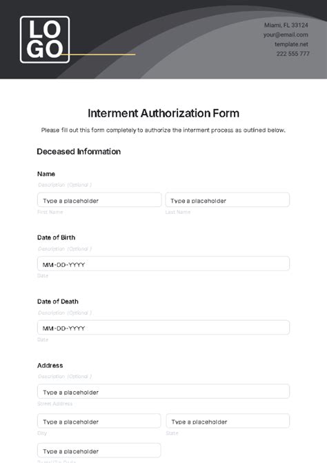 Free Authorization Form Template To Edit Online
