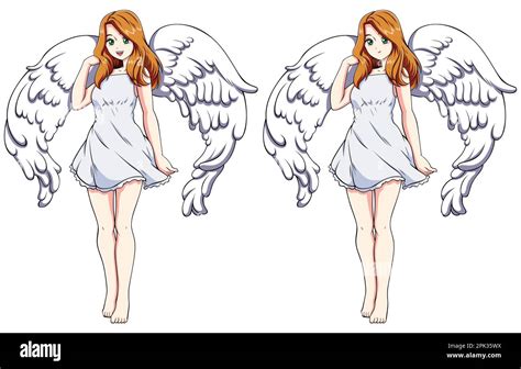 Drawing Anime Characters Stock Vector Images Alamy