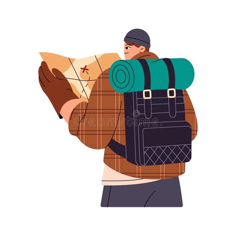 Backpacker Orienteering Stock Illustrations 73 Backpacker