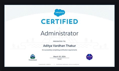 Salesforce Certifiedadministrator Careergrowth Mtx Aditya Vardhan Thakur 12 Comments