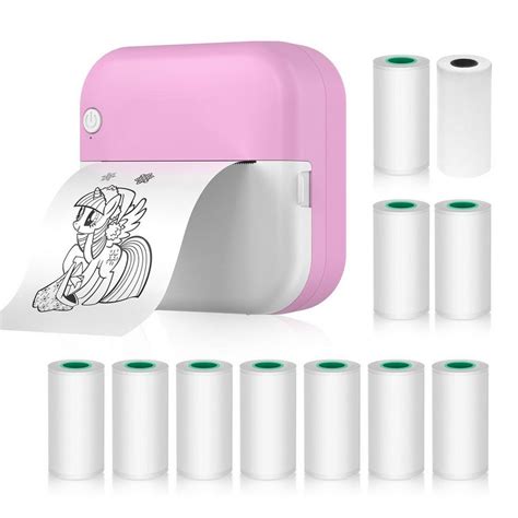 Tidyard M3 Mini Thermodrucker Multifunktionsdrucker Bluetooth Usb Kompatibel Mit Ios Und