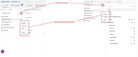 Manage Api Spec Files