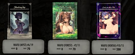 Mod Preview Waifu Cards Previews For Future Mods And Updates Loverslab