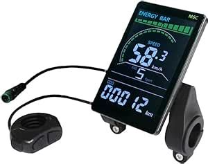 Amazon Com ZLiT Electric Scooter Bike LCD Display 5Pin M6C 36V Waterproof Bicycle LCD Display