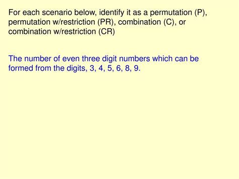 Section 8 1 When Does Order Matter Ppt Download