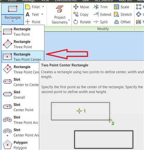 Solved Best Way To Sketch Centered Rectangle Autodesk Community