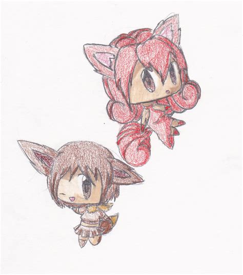 Vulpix And Eevee By Sweetangel311 On Deviantart