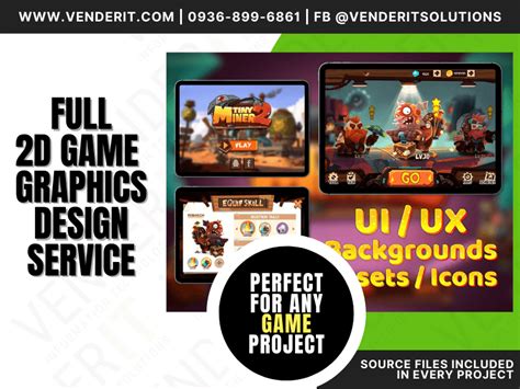 Full 2d Game Graphics Design Service Venderit