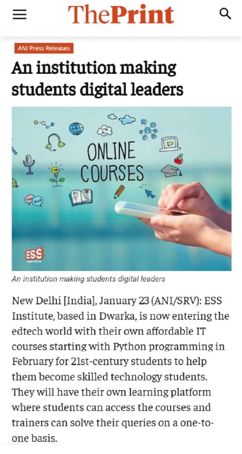 Best Computer Training Institute In Dwarka Ess Institute