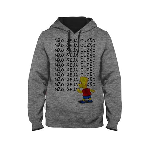 Moletom Com Capuz Simpons Bart Simpson Shopee Brasil