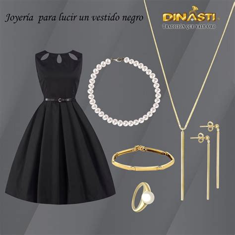 Vestido Negro Y Joyas Vestidos Negros Combinar Vestidos Negros