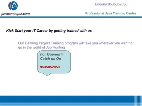 Live Project Training Ppt