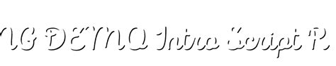 Demo Intro Script R Shade Regular Free Fonts Helvetica Neue Font