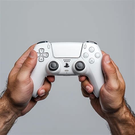 A Game Controller In Hand Premium Ai Generated Image