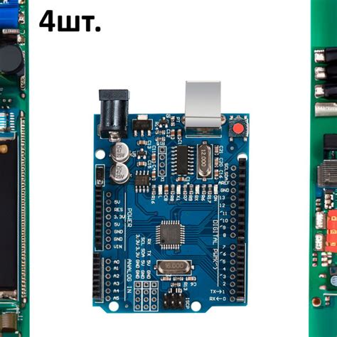 Контроллер Arduino Uno R3 Atmel Atmega328 без Usb кабеля купить с доставкой по выгодным ценам