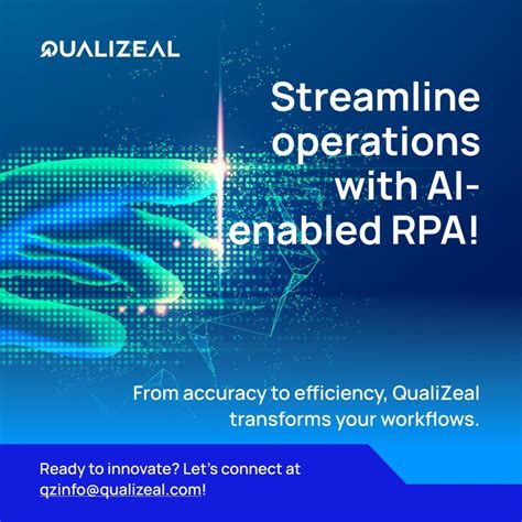 Qualizeal On Linkedin Ai Rpa Digitaltransformation Workflowautomation Innovation
