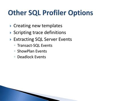 Ppt Sql Server Performance Monitoring And Optimization Powerpoint
