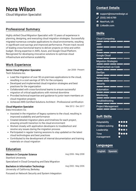 24 Cloud Containerization Specialist Resume Examples And Templates For