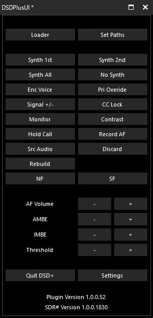 DSDPlusUI The Best And Only GUI For DSD Dsdplusui Com