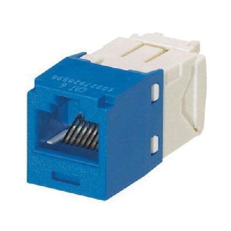 Panduit CJ688TGBU TX6 PLUS RJ45 Universal Unshielded UTP Jack Module Cat 6 Mini Com Module