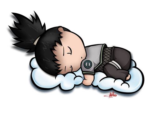 Sleeping Chibi Shikamaru Naara By Sugar Addikt On Deviantart