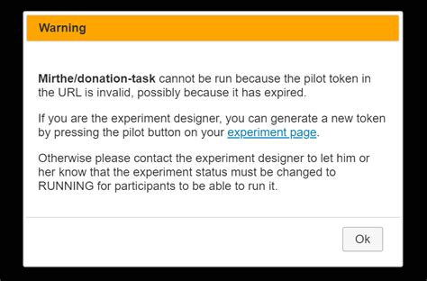 Pilot Error Pavlovia Online Experiments Psychopy