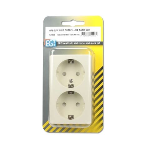 Opbouw Berker Opbouw Wcd Dubbel Ra Basic Wit