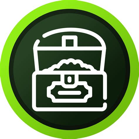 Treasure Chest Creative Icon Design Vector Art At Vecteezy