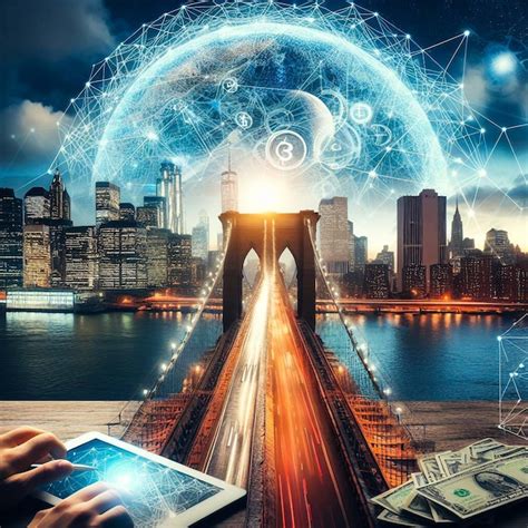 Premium Photo Block Chain Crypto Currency And Digital Currency