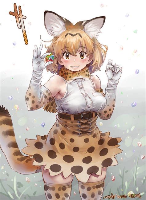 Serval Finds Something Colorful Rkemonofriends