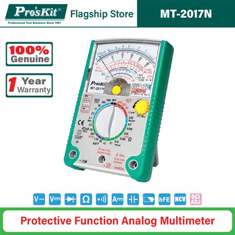 Proskit Mt 2017n Smart Protective Function Analog Multimeter Lazada