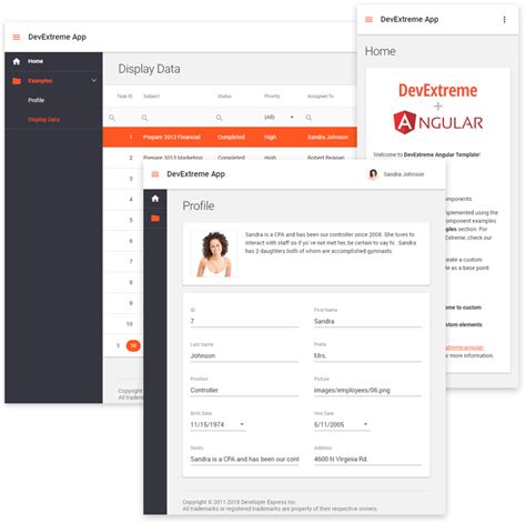 Devextreme Angular Template Codesandbox