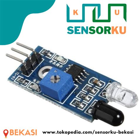 Jual Infrared Obstacle Avoidance Sensor Module Line Follower Arduino