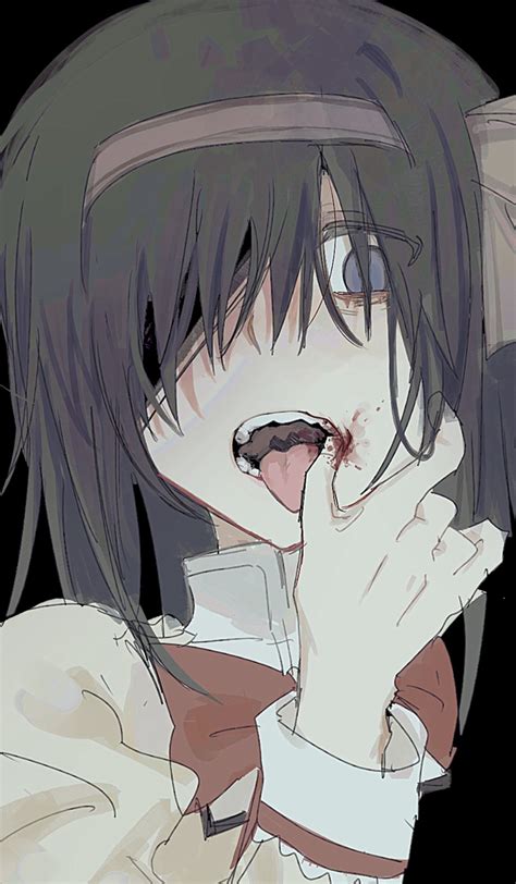 Akemi Homura Mahou Shoujo Madoka Magica Drawn By Axycang Danbooru