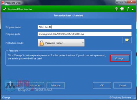 Cara Memberikan Password Pada Setiap Program Komputer Info Menarik