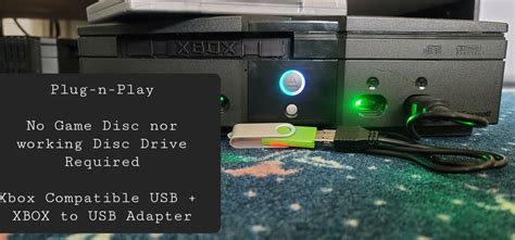 Original Xbox Softmod Kit Xbox To Usb Cable And Compatible Usb End Game Rocky5 Softmod