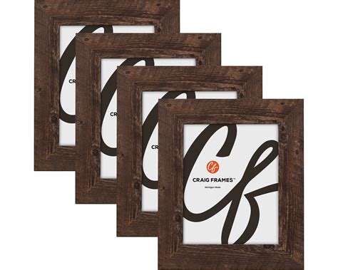 Craig Frames American Barn 13x19 Inch Picture Frame Faux Brown Oak
