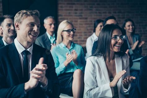 Portrait Of Nice Cheerful Beautiful Handsome Elegant Classy Stylish