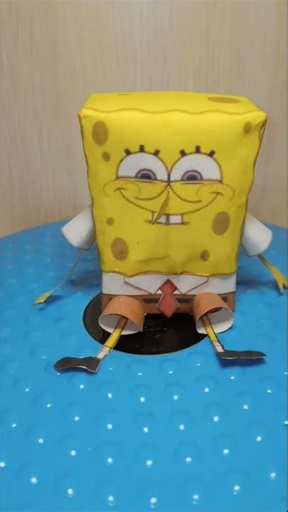 Circular View Of Spongebob Paper Figurines Youtube