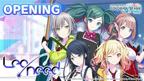 Hatsune Miku Colorful Stage Leoneed Main Story Opening Youtube