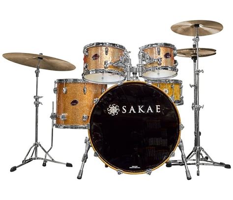 Sakae Almighty Maple 4 Piece Shell Pack In Gold Champagne Reverb
